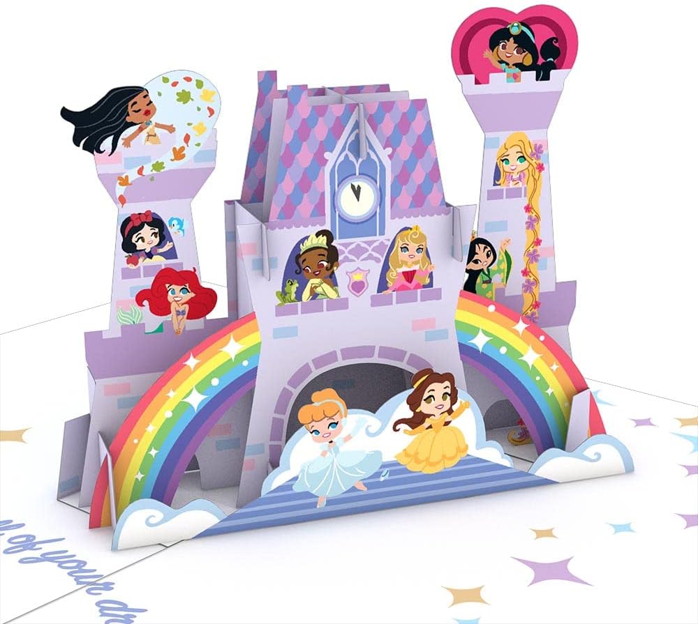 Disney Princess Pop-Up Rainbow Castle Playpop Card – Chroma Celebrations
