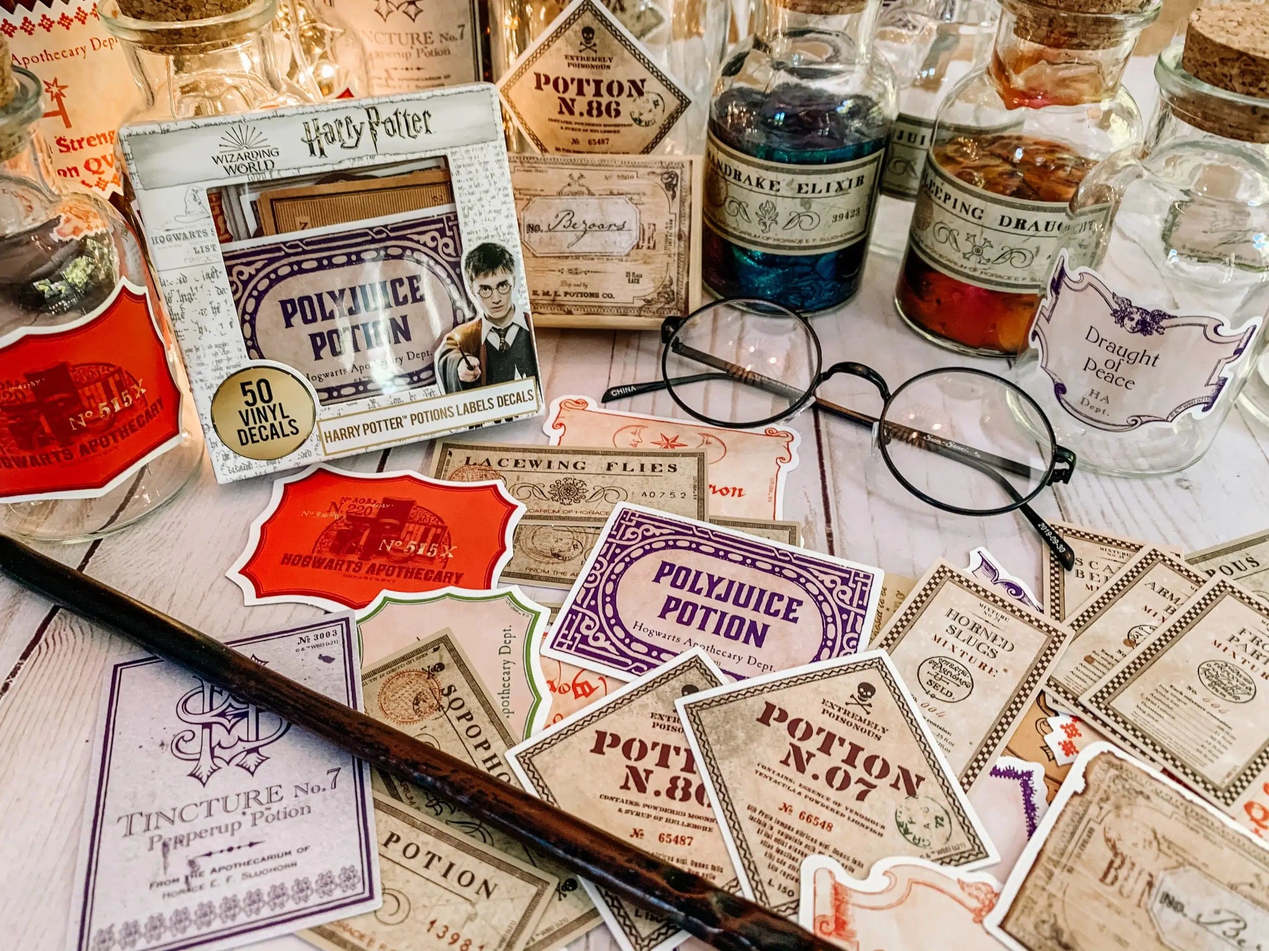 Harry Potter Potions Label Decals – Chroma Celebrations