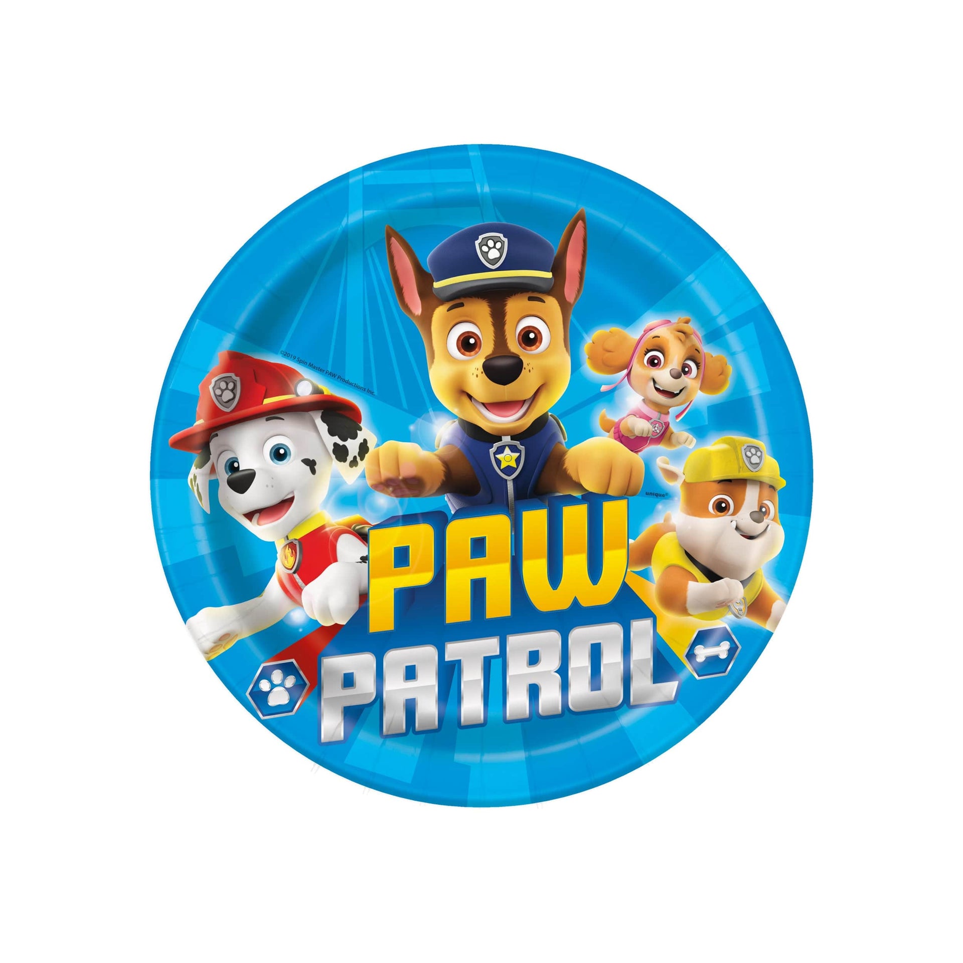 Paw Patrol Plates - Large – Chroma Celebrations