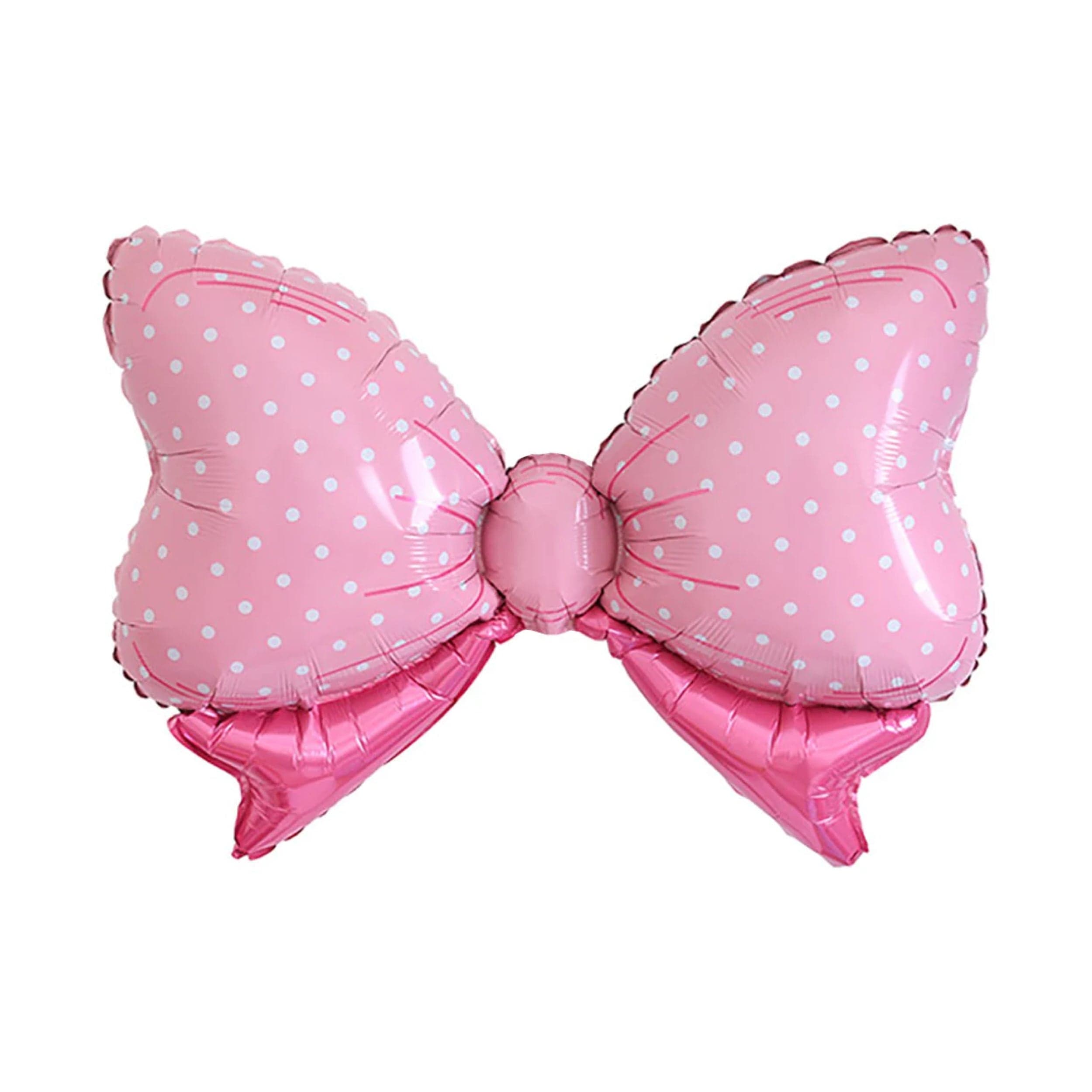 Dotted Pink Bow Balloon – Chroma Celebrations