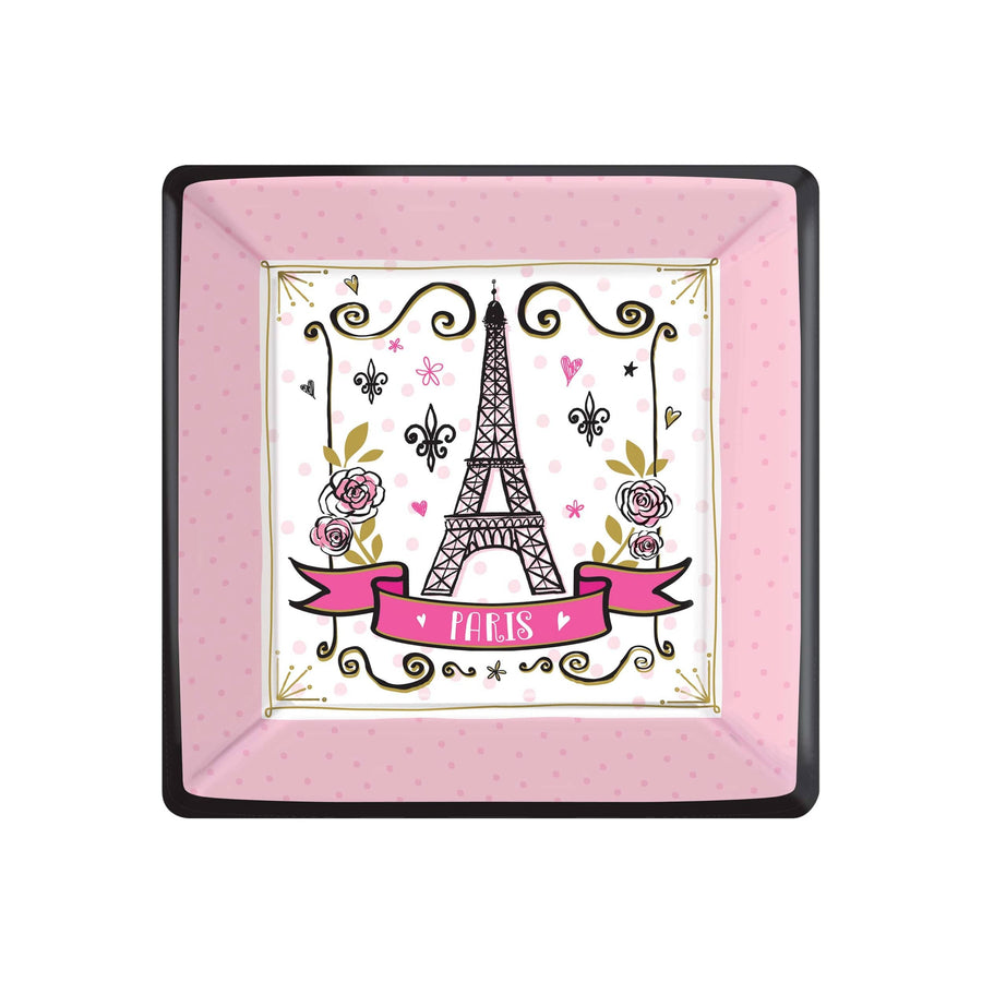 Eiffel Tower Paris Plates - Large – Chroma Celebrations