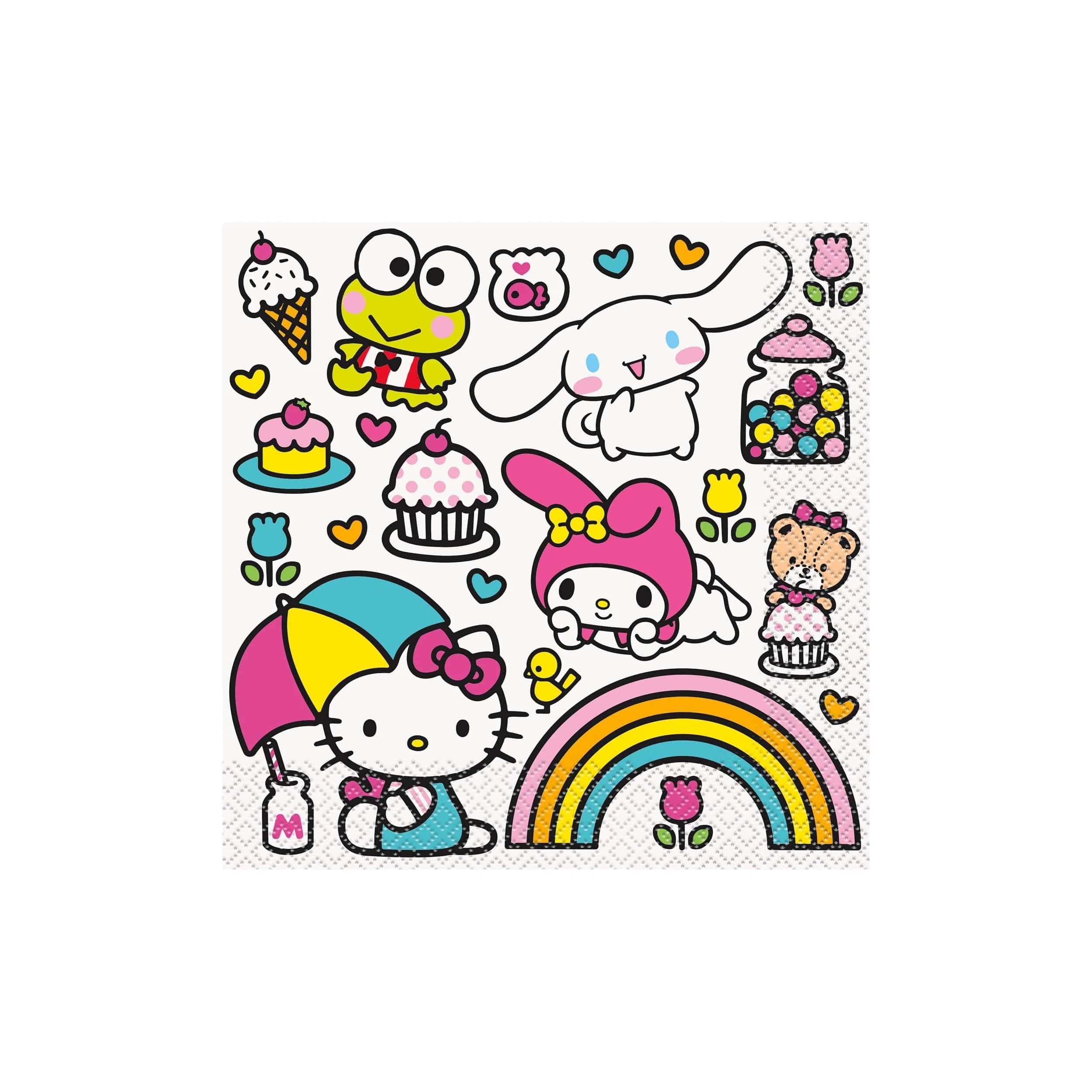 Hello Kitty and Friends Napkins - Large – Chroma Celebrations