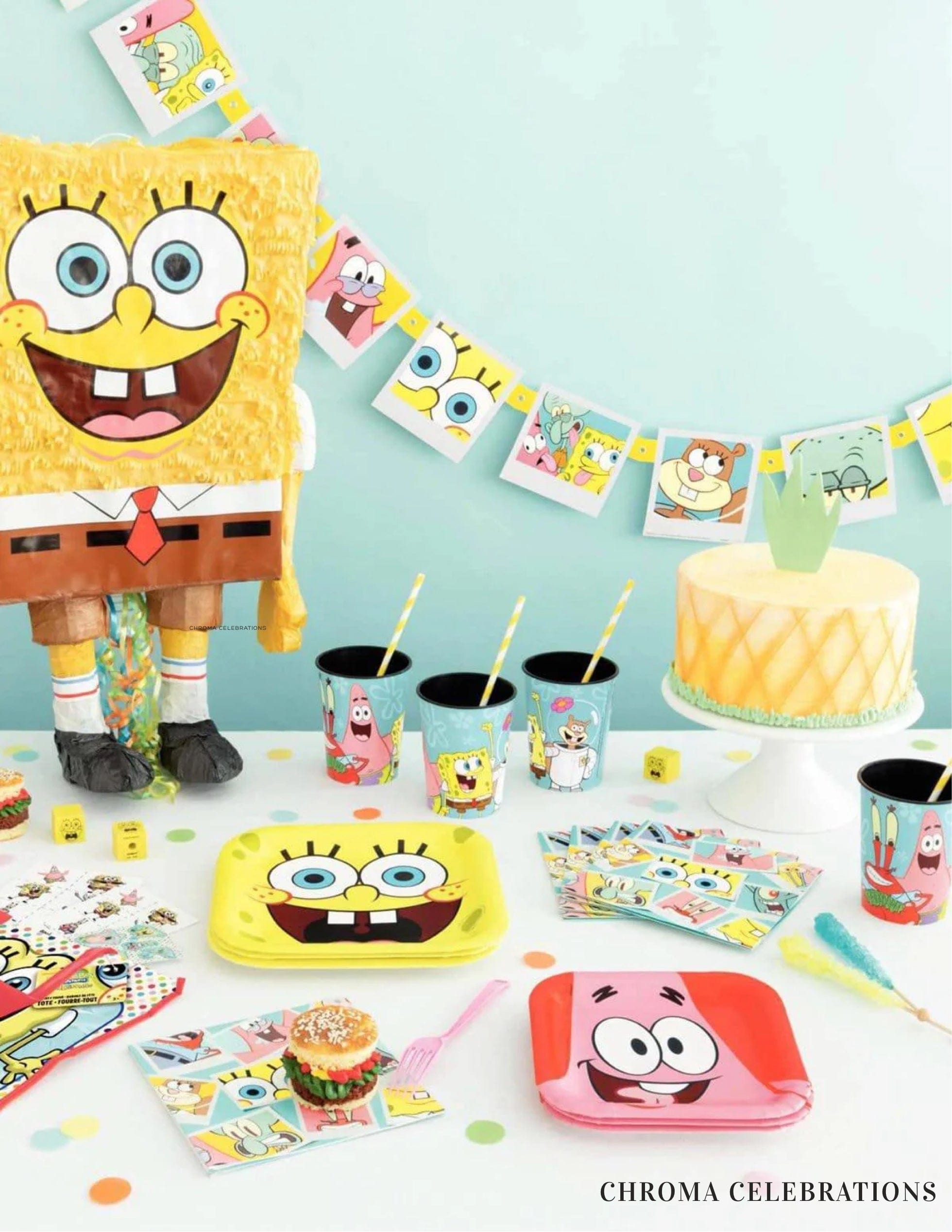 Spongebob Squarepants Table Cover – Chroma Celebrations
