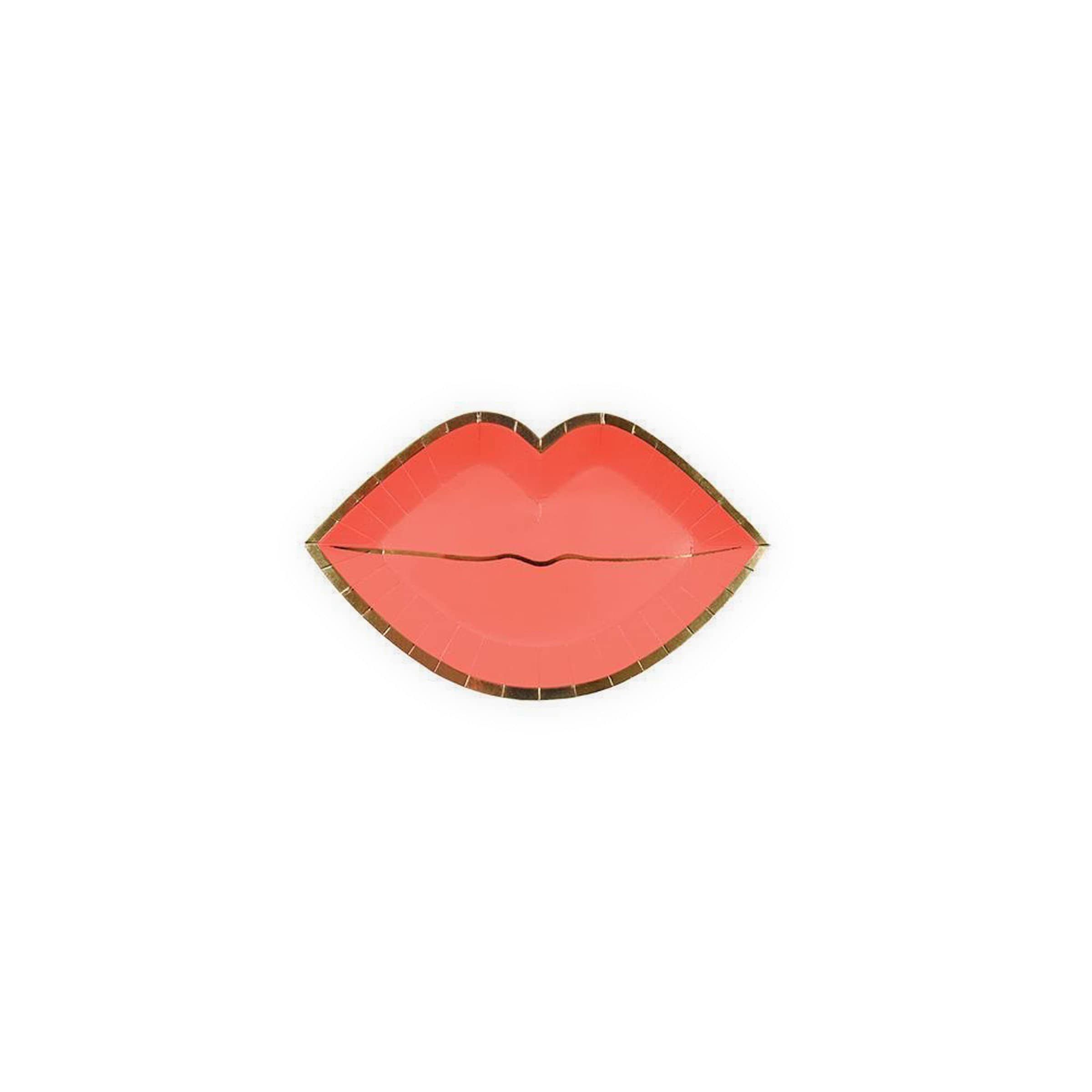 Mini Pink Lips Canapé Plates – Chroma Celebrations