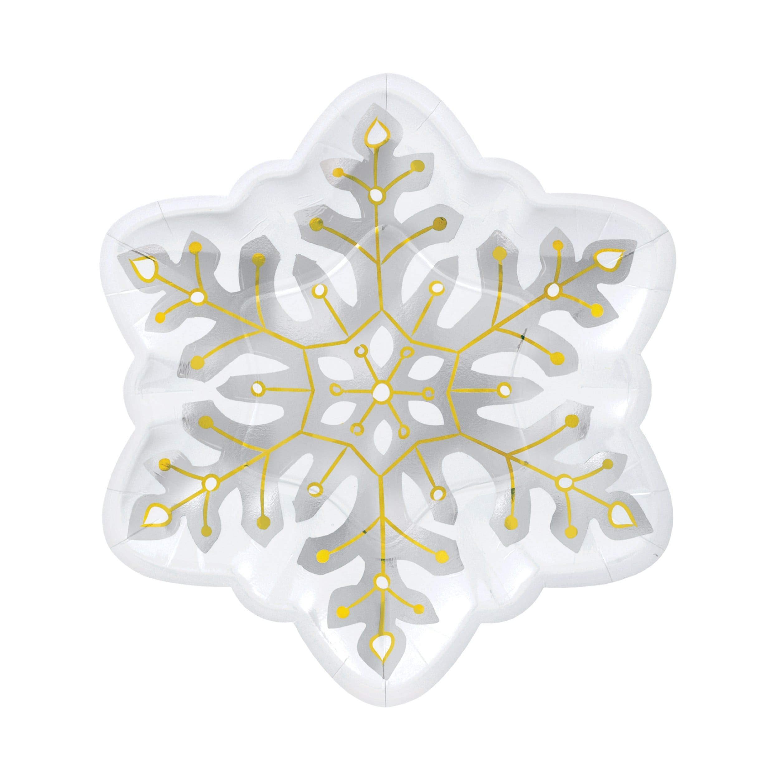 Snowflake Shaped Plates - Large – Chroma Celebrations