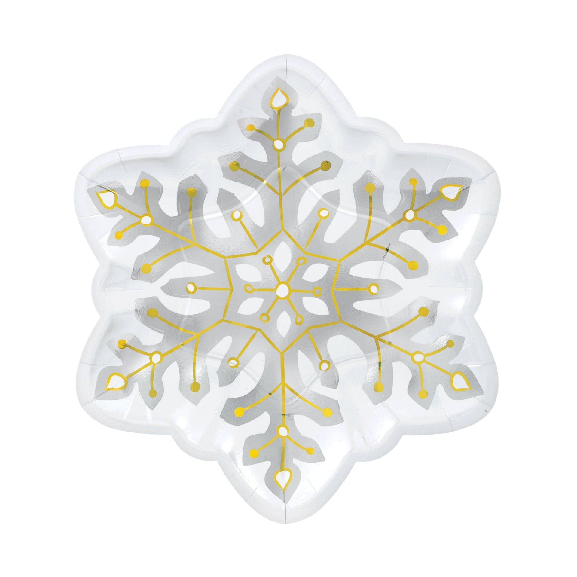 Snowflake Shaped Plates - Large – Chroma Celebrations
