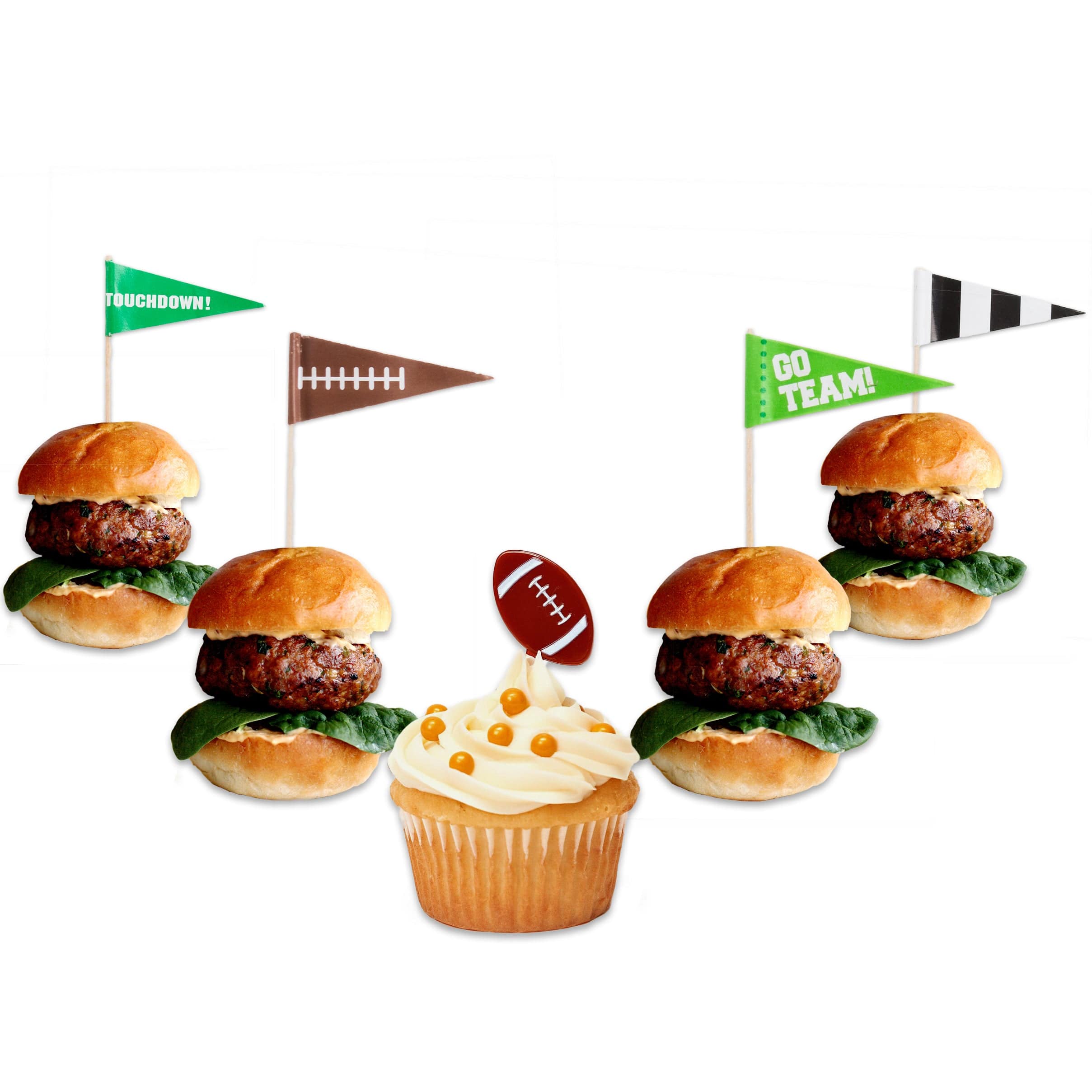 Football Flag Food Picks – Chroma Celebrations
