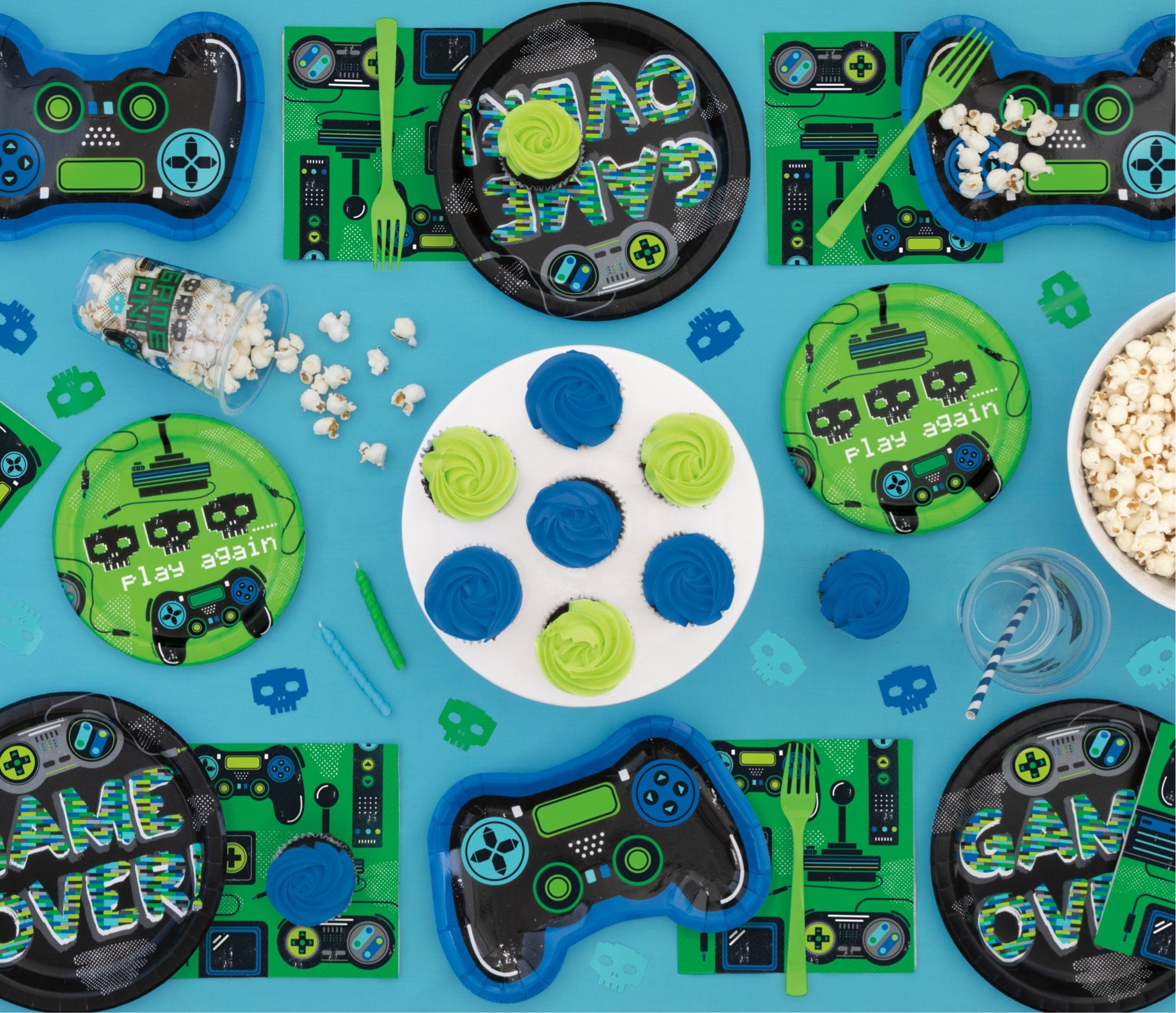 Game Over! Plates - Large – Chroma Celebrations