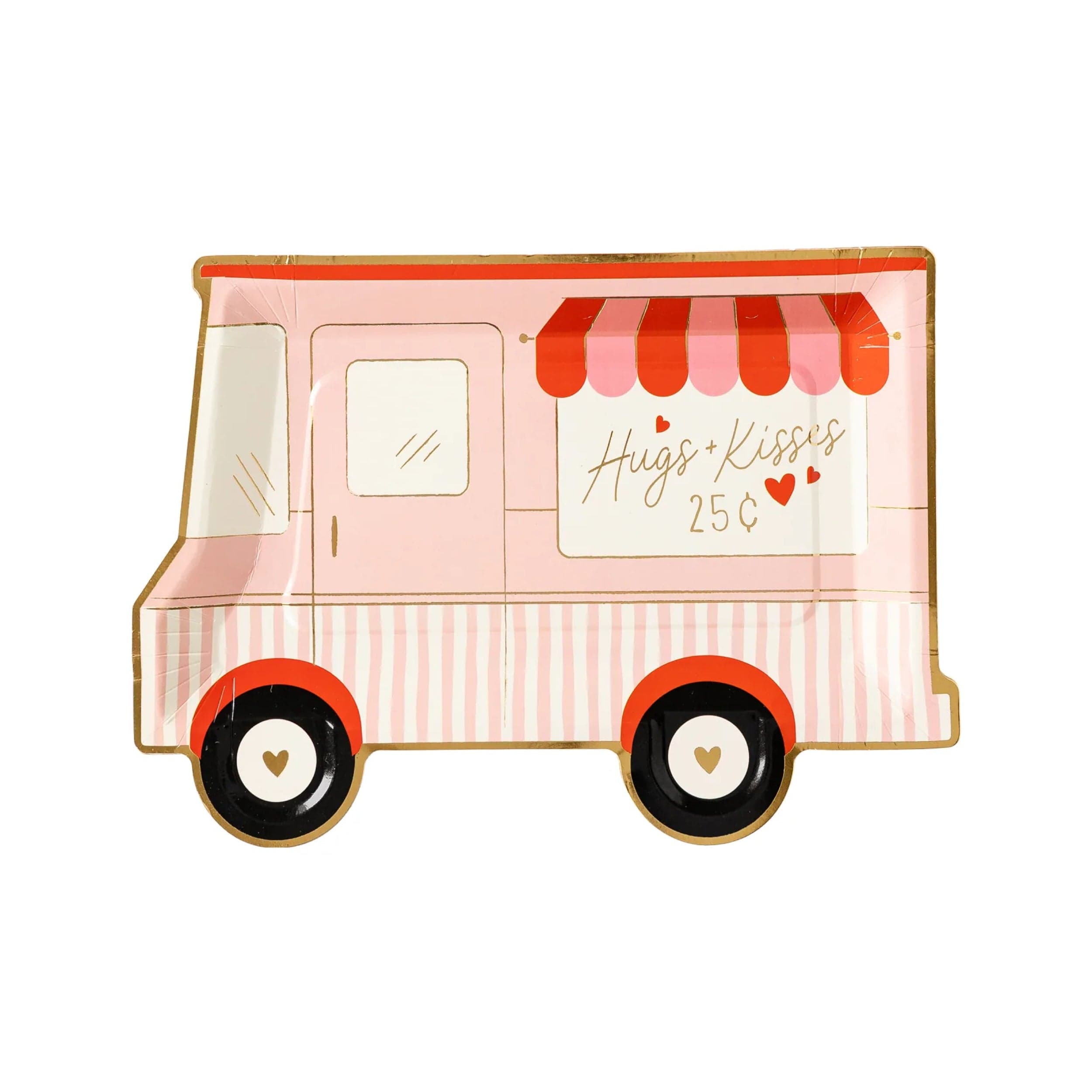 Hugs & Kisses Ice Cream Truck Plates – Chroma Celebrations