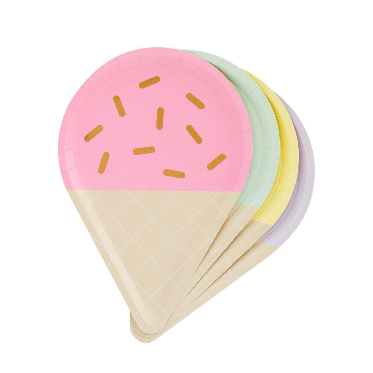 Gelato Cone Plates – Chroma Celebrations