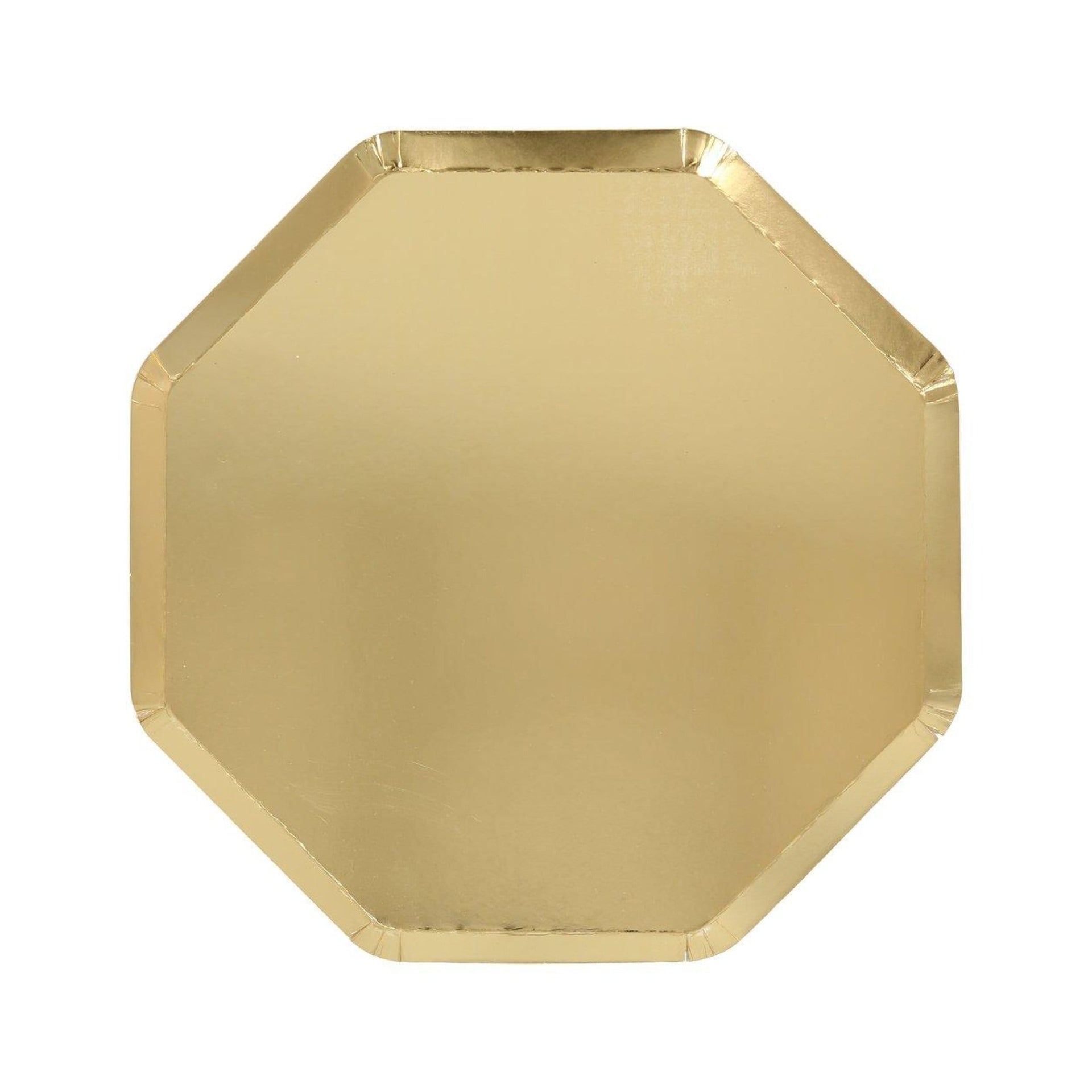 Gold Geometric Plates - Large – Chroma Celebrations