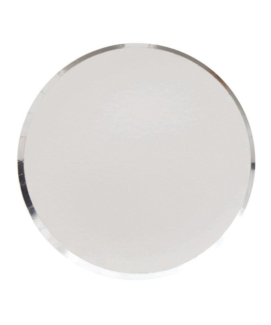 Silver Circle Plates - Large – Chroma Celebrations