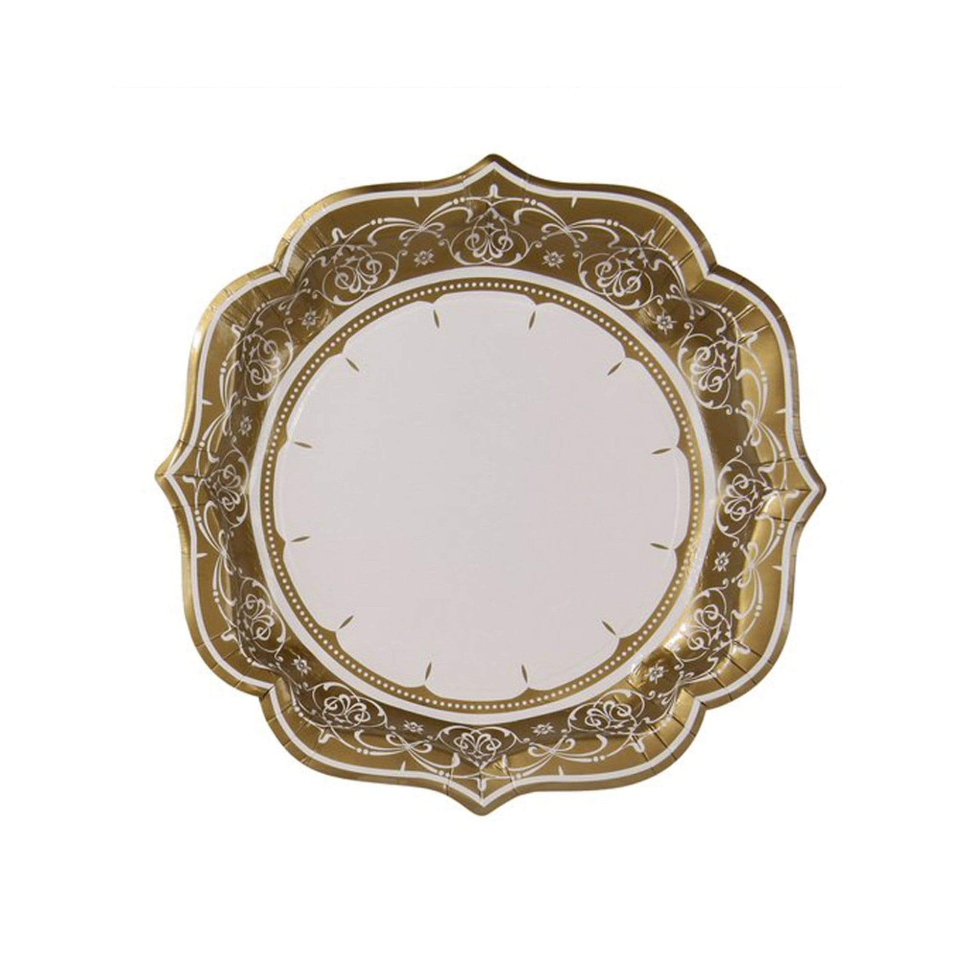Gold Party Porcelain Plates – Chroma Celebrations