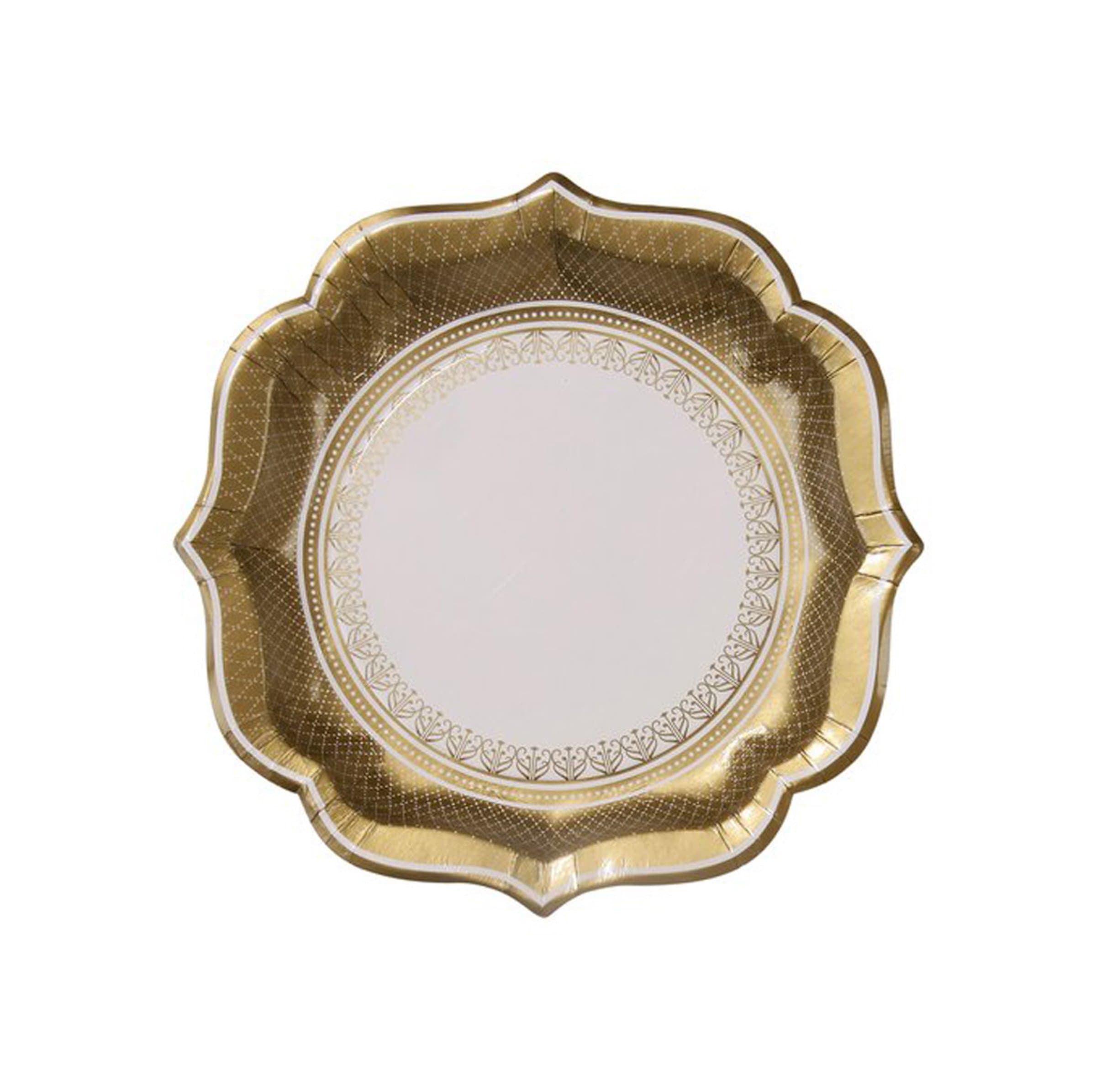 Gold Party Porcelain Plates – Chroma Celebrations