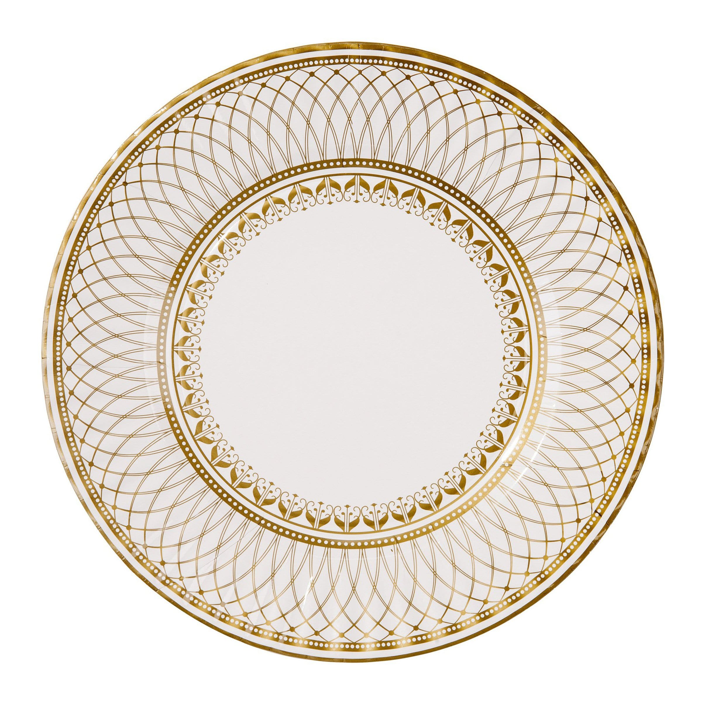 Large Gold Party Porcelain Plates – Chroma Celebrations