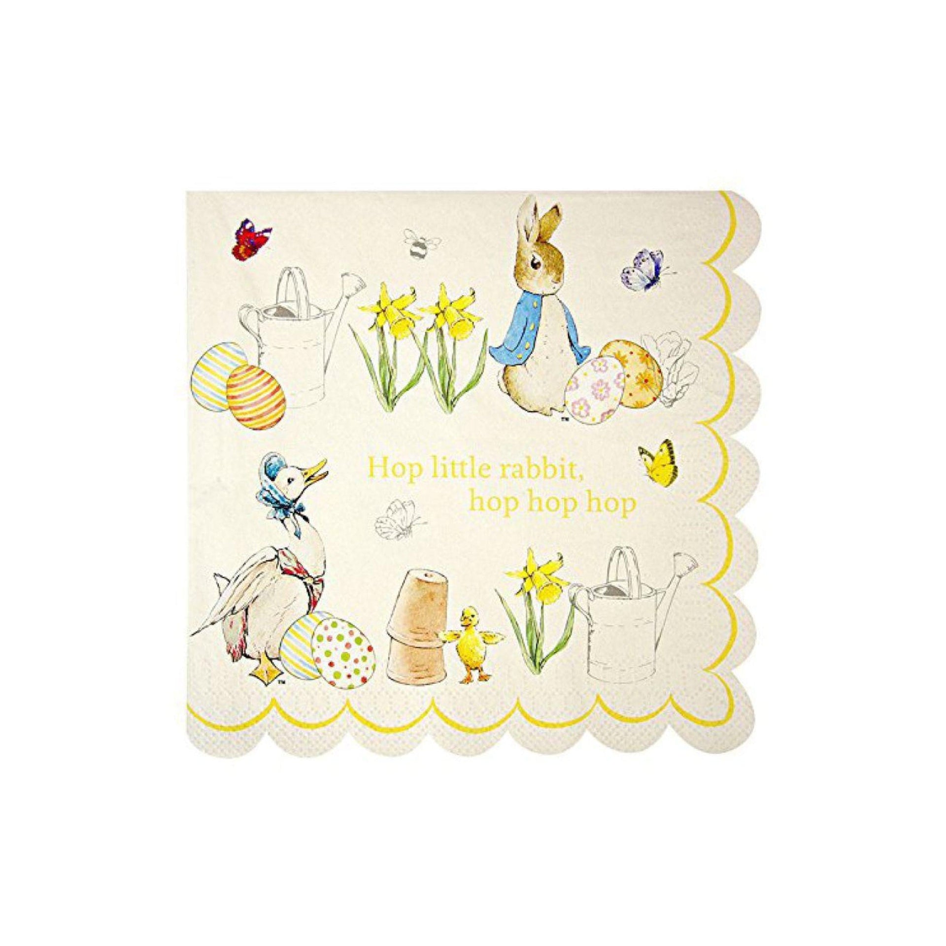 Peter Rabbit Easter Napkins - Large – Chroma Celebrations