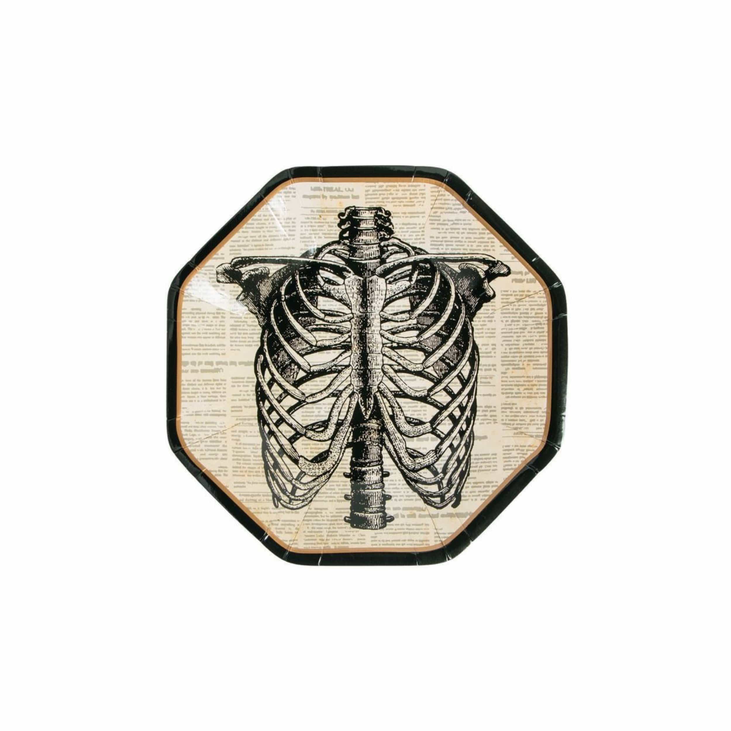 Vintage Halloween Skeleton Plates - Small – Chroma Celebrations