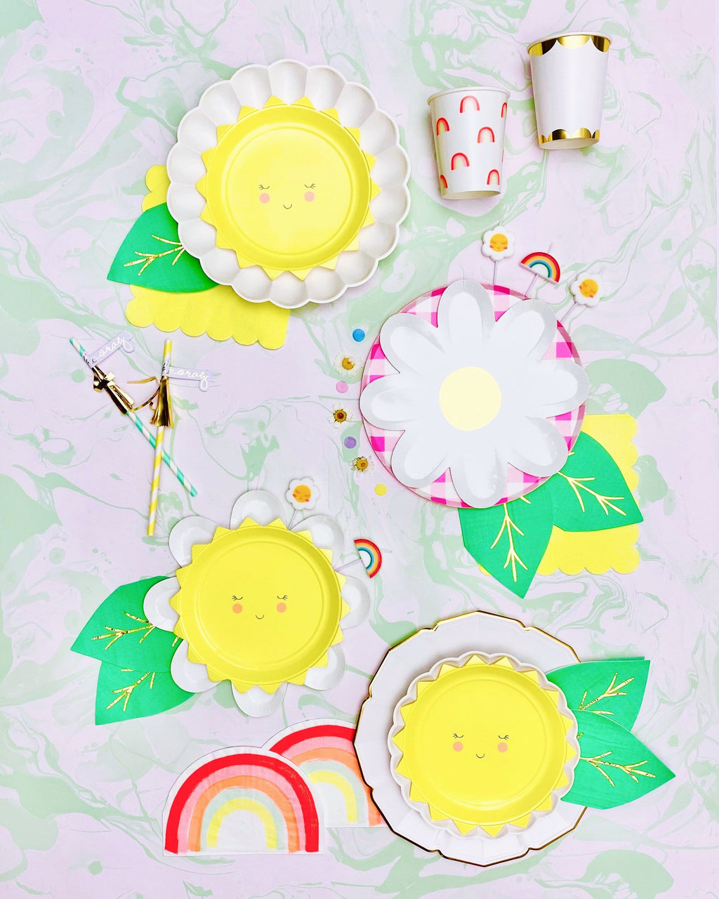 Sun Die Cut Plates - Small – Chroma Celebrations