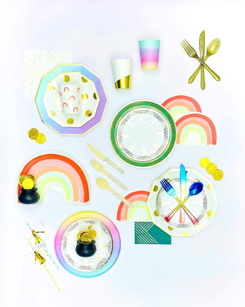 Rainbow Plates - Large – Chroma Celebrations