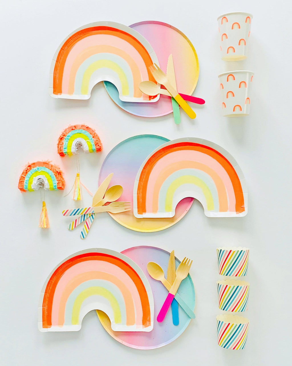 Rainbow Plates - Large – Chroma Celebrations