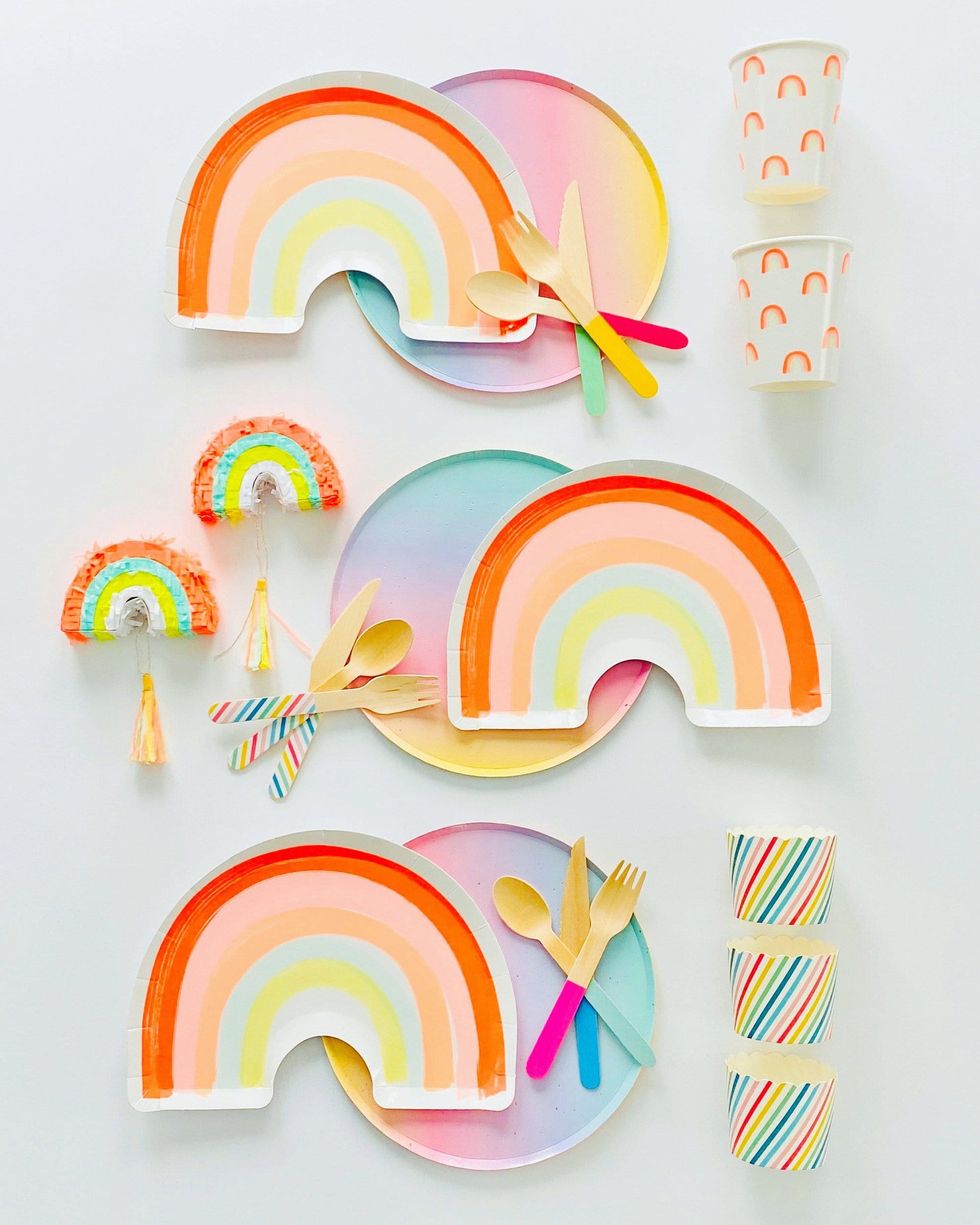 Rainbow Plates - Large – Chroma Celebrations