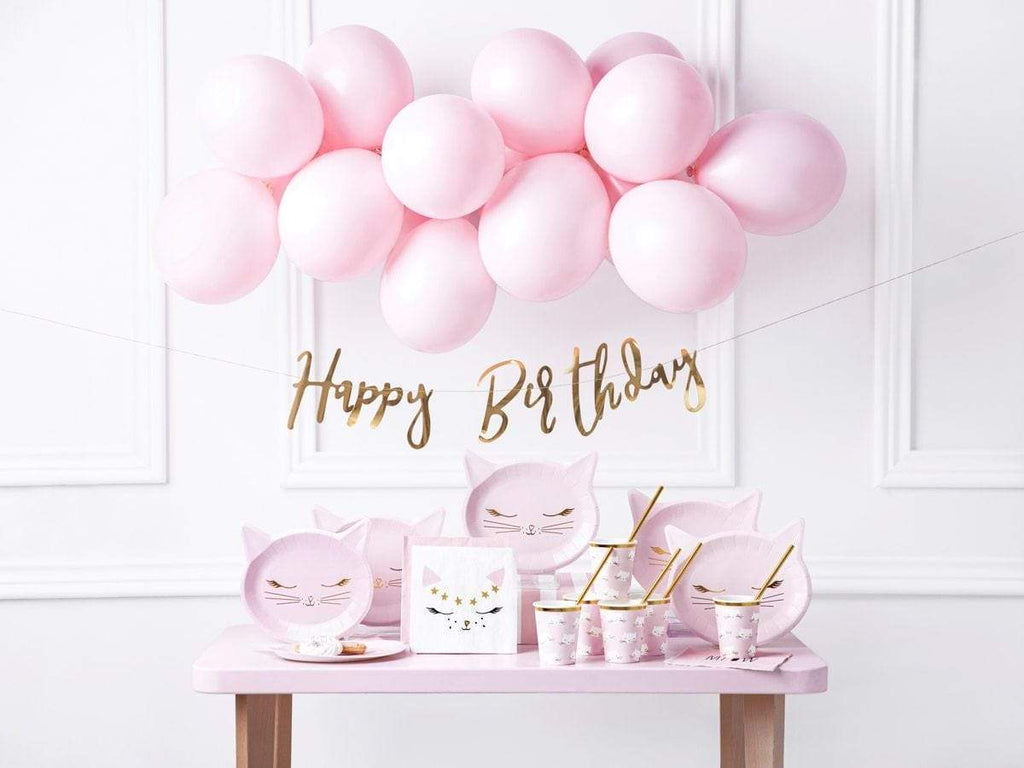 Pink Cat Plates – Chroma Celebrations